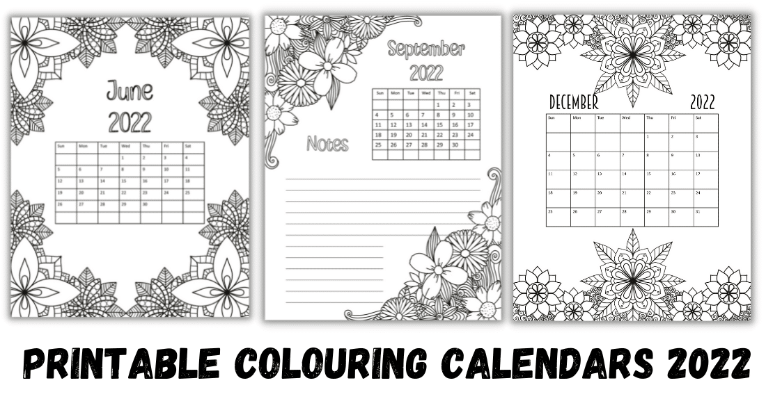 Colour Your Days, Organise Your Life with our Printable Calendars for ...