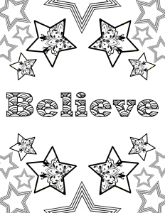 Inspirational Word Coloring Pages - On Your Journey