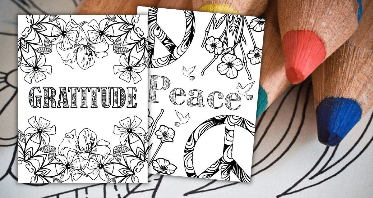 Inspirational Word Coloring Pages - On Your Journey