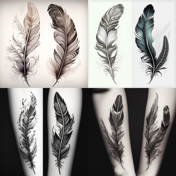 Symbolism of a Feather Tattoo: 70+ Designs and Meanings - On Your Journey