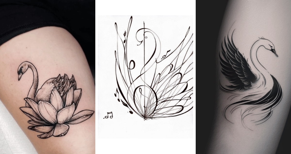 Swan Tattoo Meaning And Symbolism: 30 Best Designs - On Your Journey