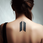 Two Lines Tattoo Meaning and Best Design Ideas - On Your Journey