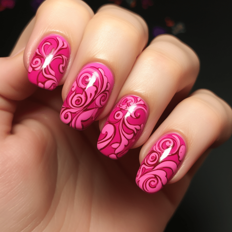 30 Gorgeous Barbie Pink Nail Designs For The Barbiecore Trend - On Your ...