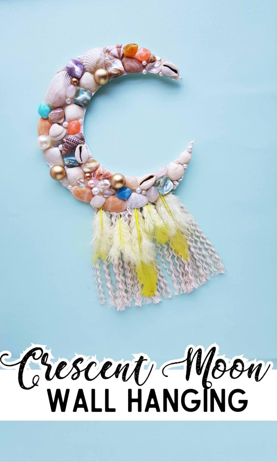 Crescent Moon Wall Hanging craft - On Your Journey