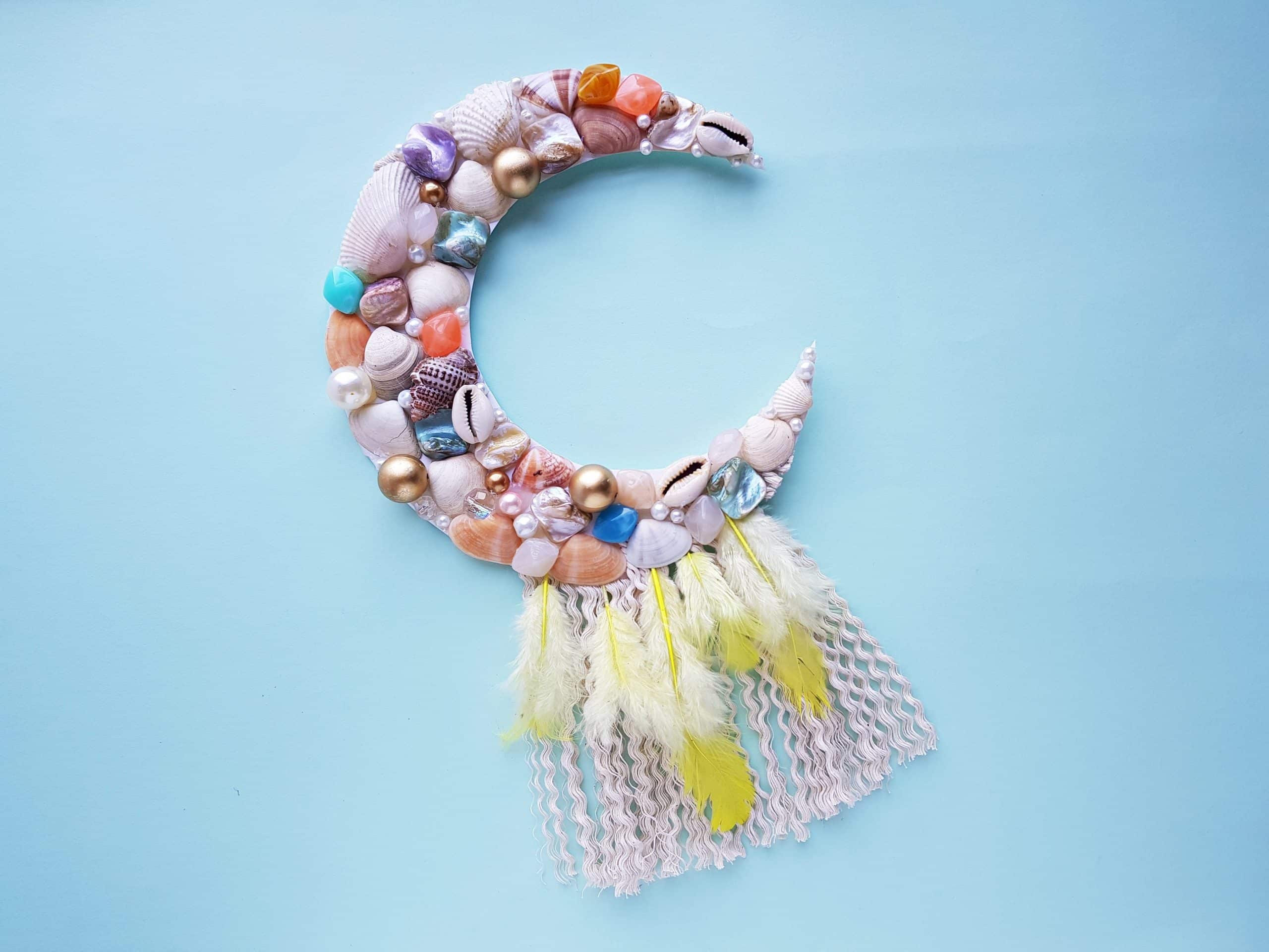 Crescent Moon Wall Hanging craft - On Your Journey