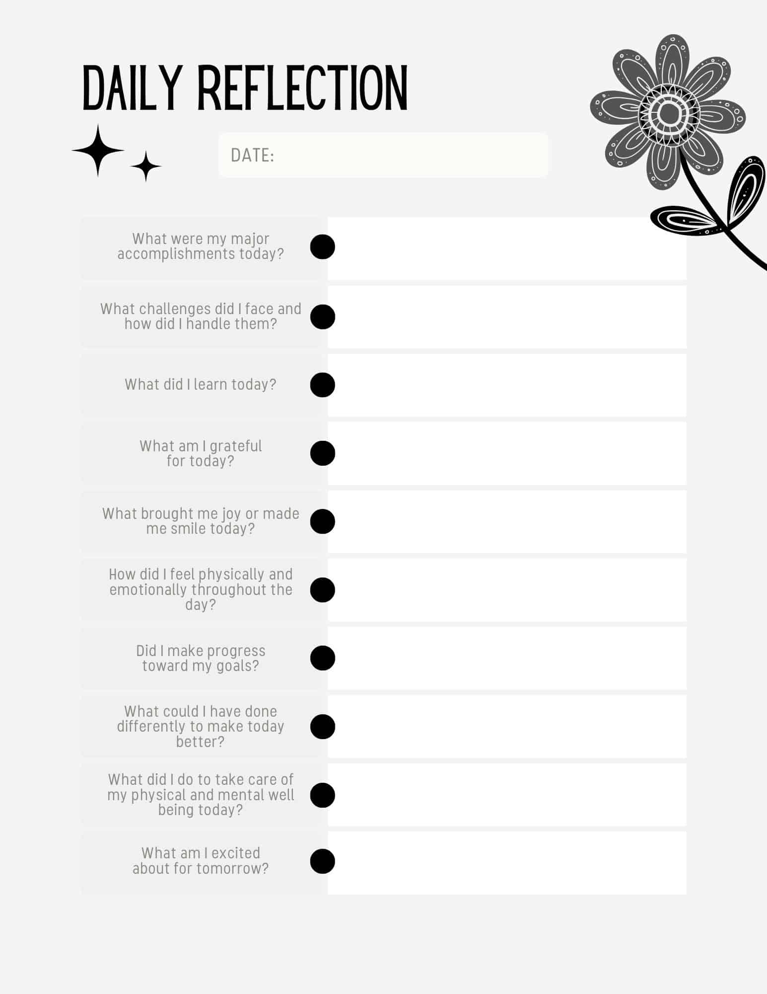 Free Vision Board Planner Worksheets 2024 - On Your Journey