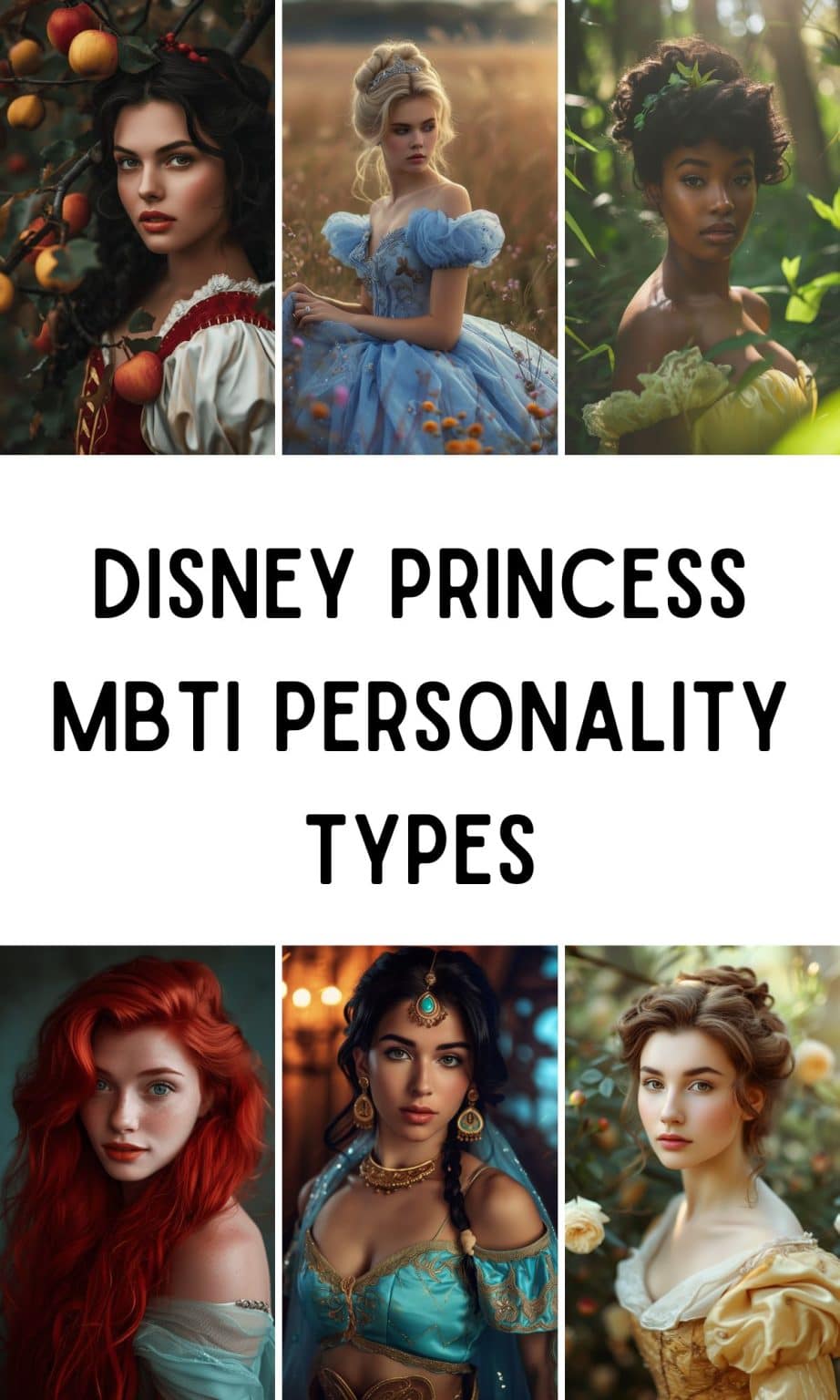 16 Disney Princess Personality Types - On Your Journey