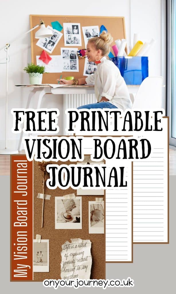 Free Printable Vision Board Journal with Prompts - On Your Journey