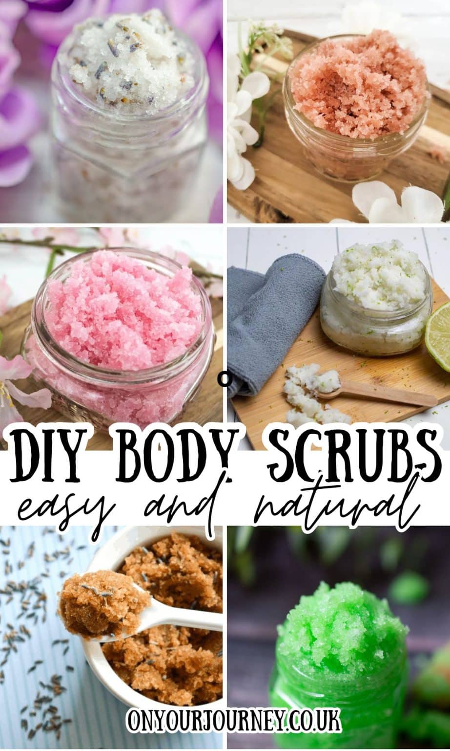 Homemade Body Scrub Ingredients & 6 Easy Recipes - On Your Journey